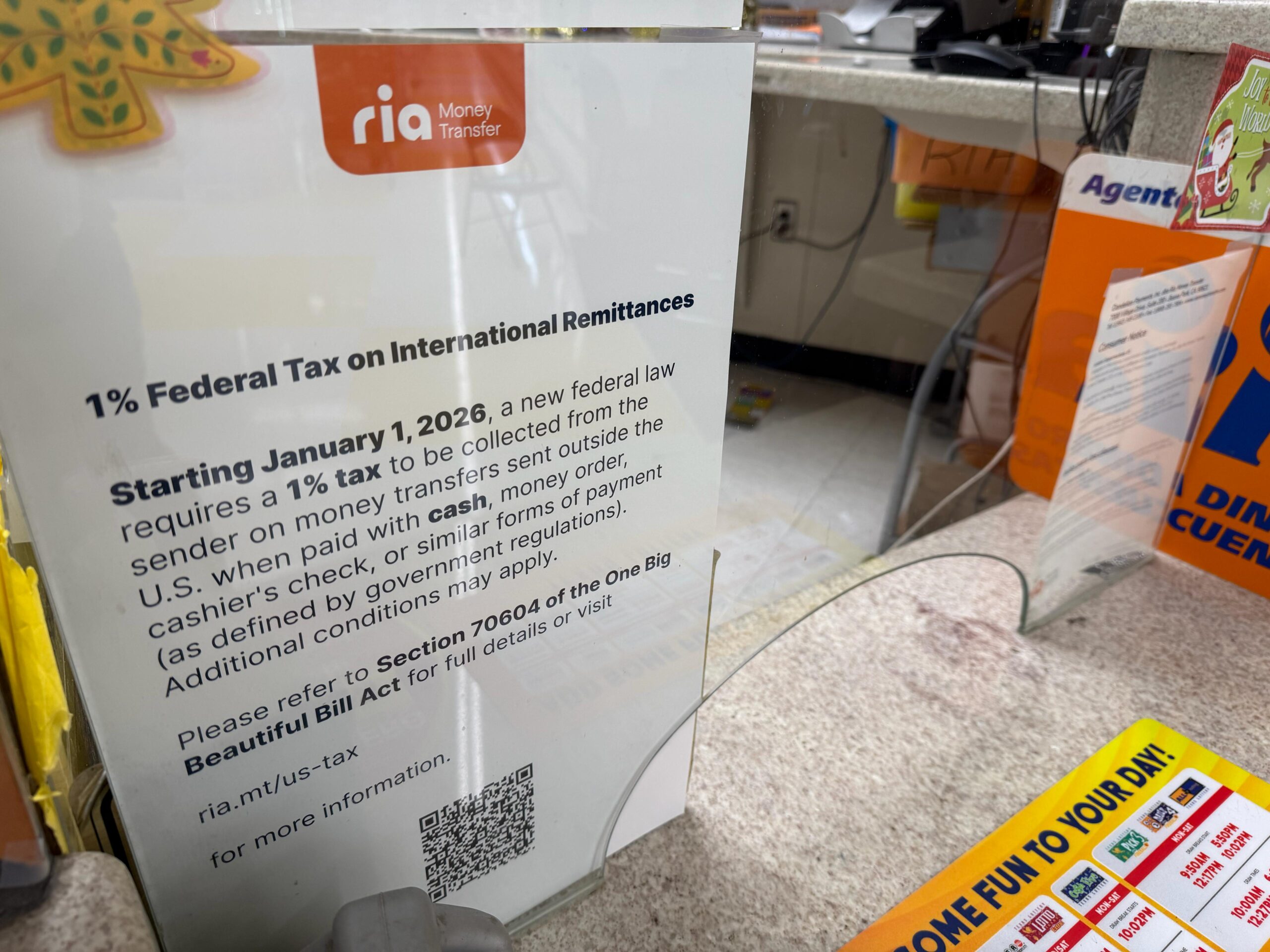 New tax on remittances to Mexico starts on Jan 1